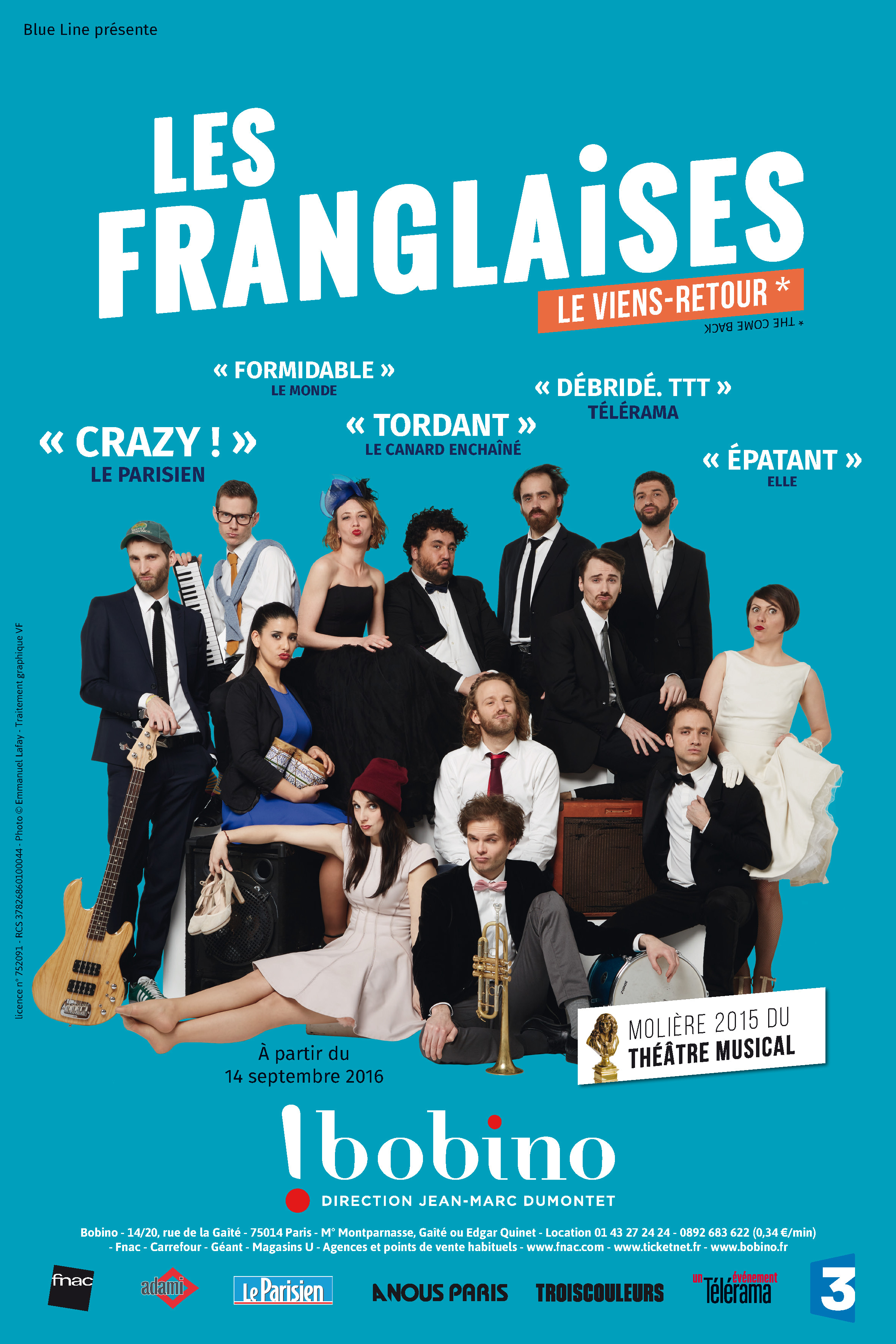LES FRANGLAISES de retour à Bobino : hilarant et décapant